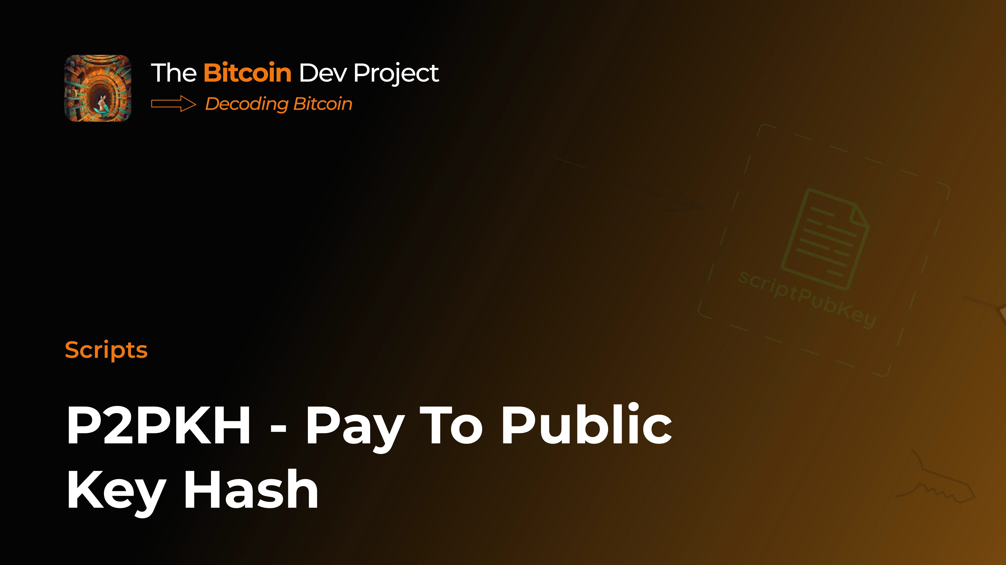 P2PKH - Pay To Public Key Hash | The Bitcoin Dev Project